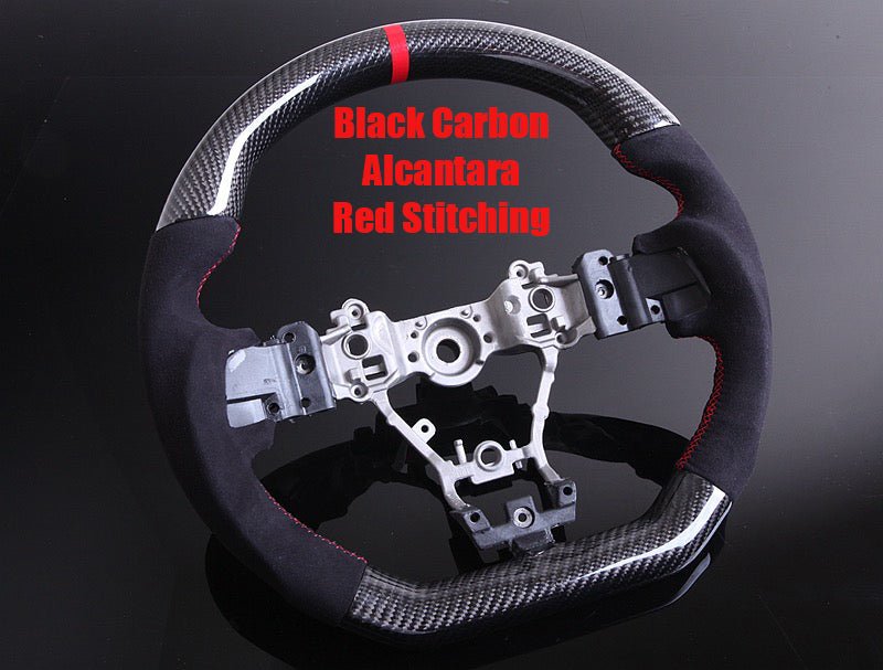 2015-21 Carbon D-Shape Steering Wheel – SubieFlow