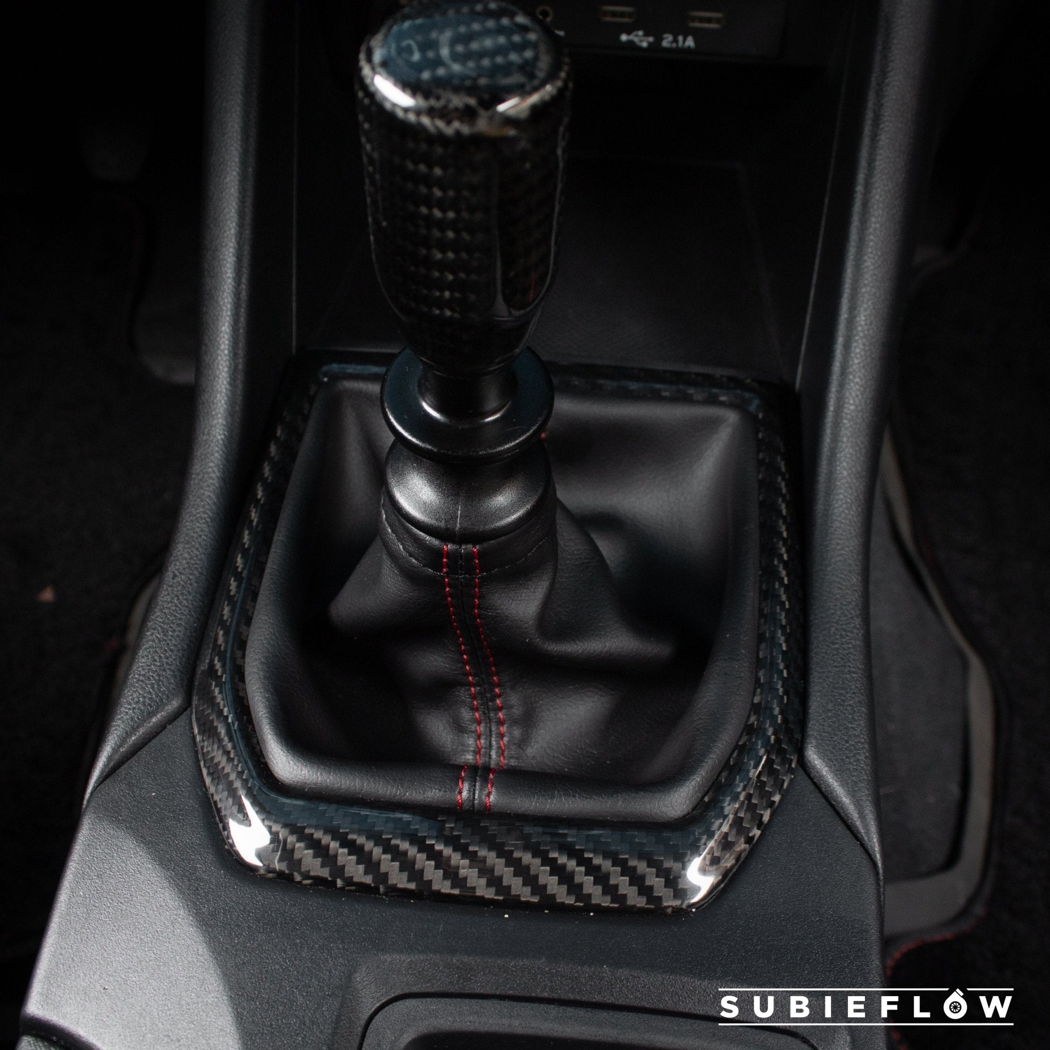 2022-26 Subaru WRX VB Black Carbon Fiber Shifter Trim Cover – SubieFlow
