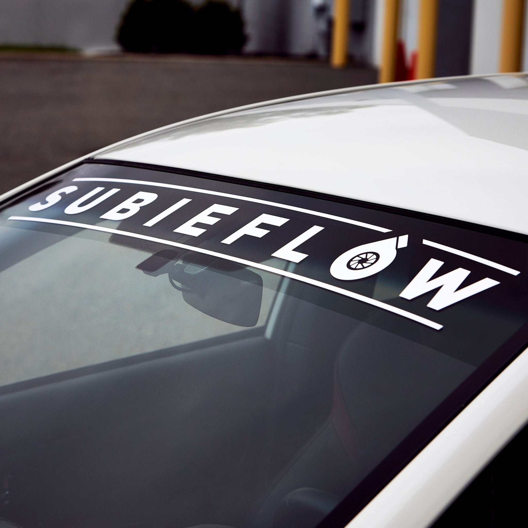 SubieFlow Windshield Banners
